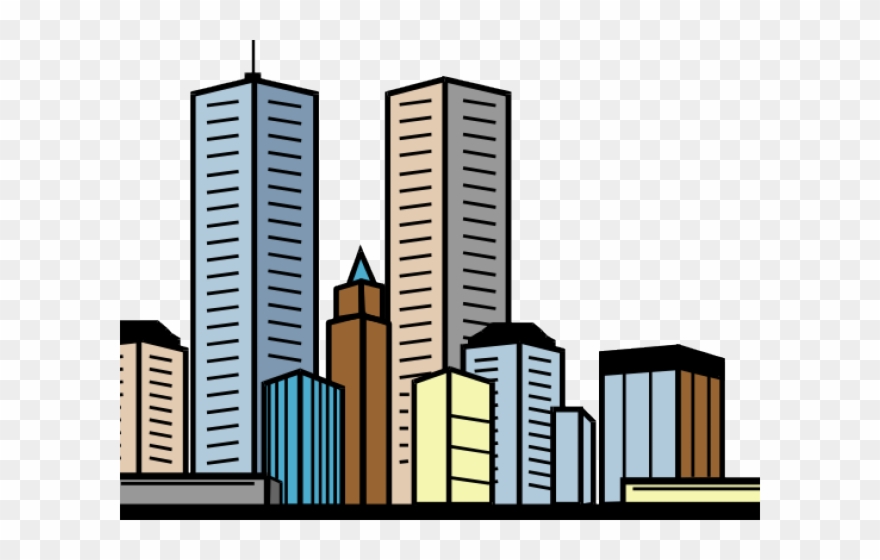Skyscraper Clipart Cartoon - Png Download (#2293814) - PinClipart