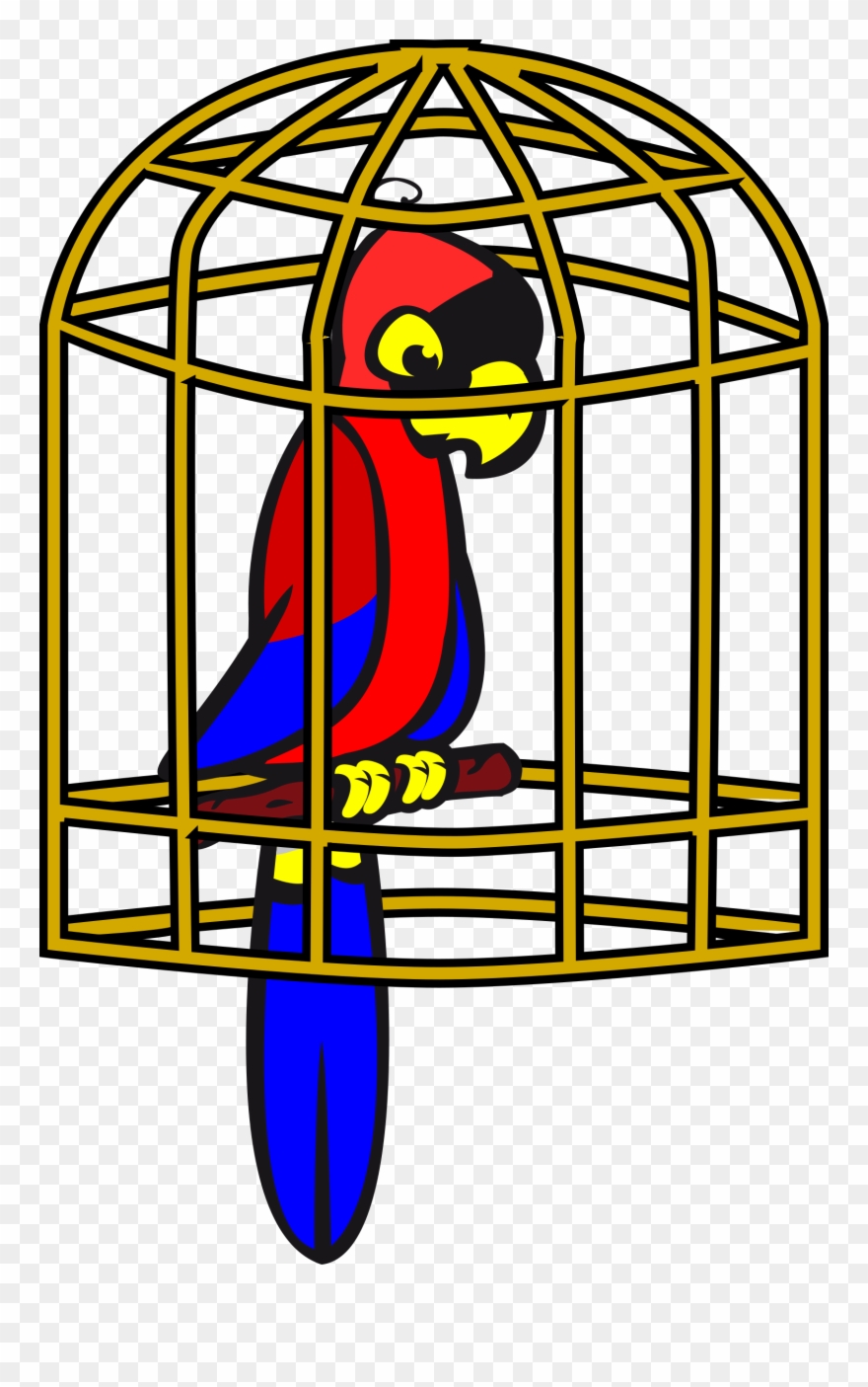 Download Parrot Birdcage Pet Clipart (#230323) - PinClipart