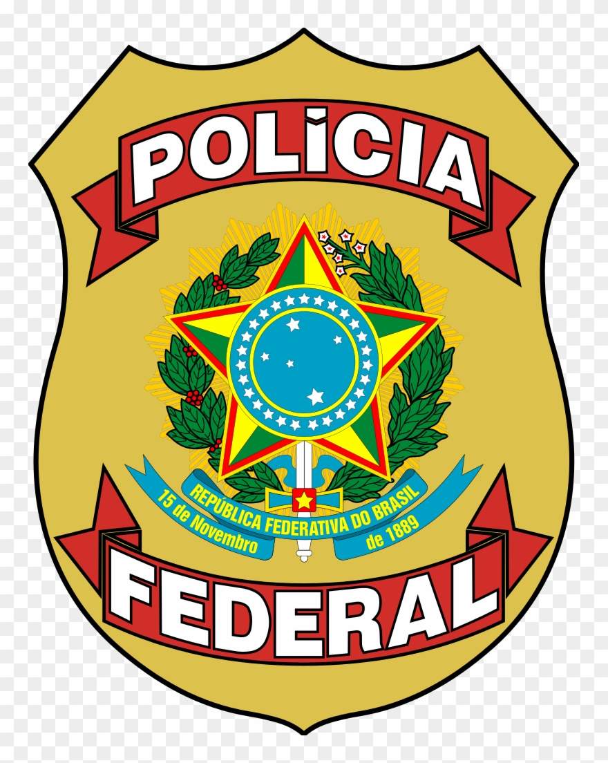 Coat Of Arms Of The Brazilian Federal Police - Simbolo Da Policia ...