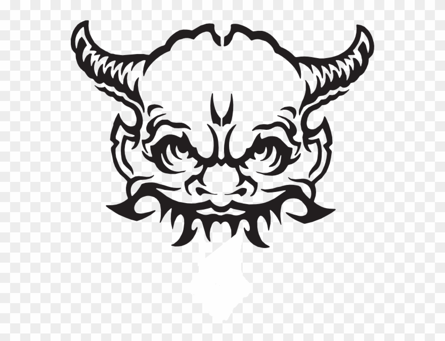 Lips - Demon - Devil Face Png Clipart (#235794) - PinClipart