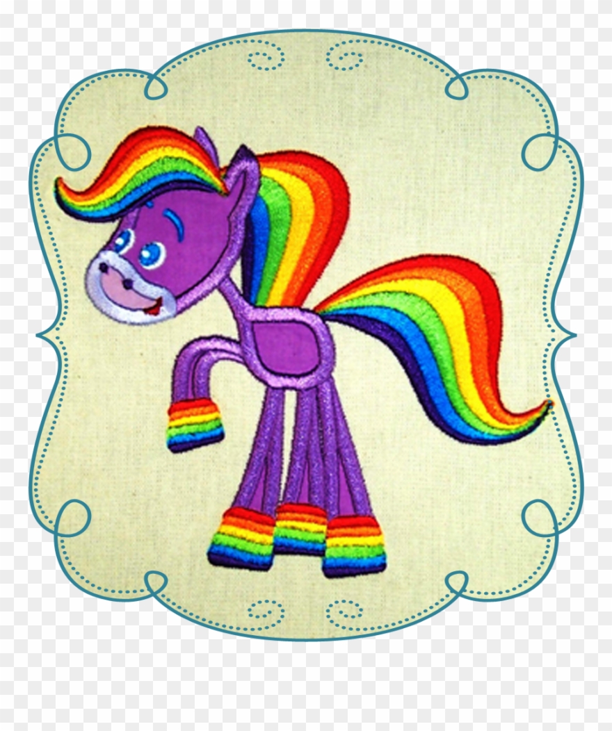 Rainbow Pony Clipart (#2300056) - PinClipart
