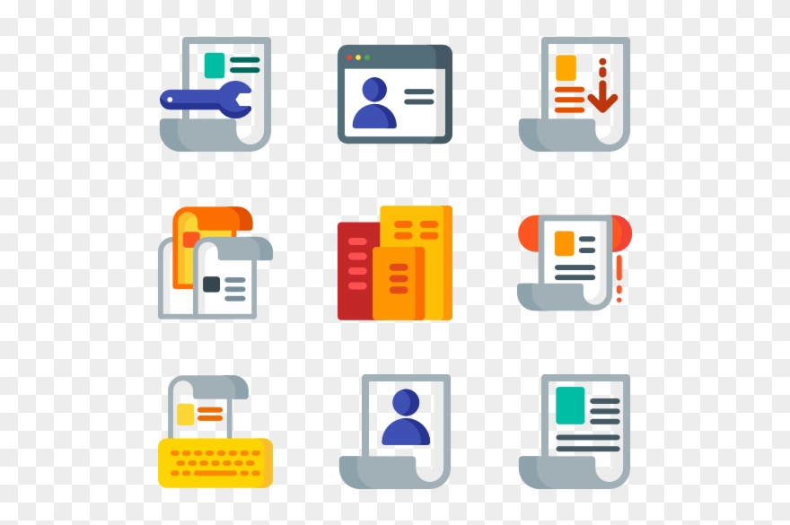 Download Job & Resume 20 Icons Clipart (#2325175) - PinClipart