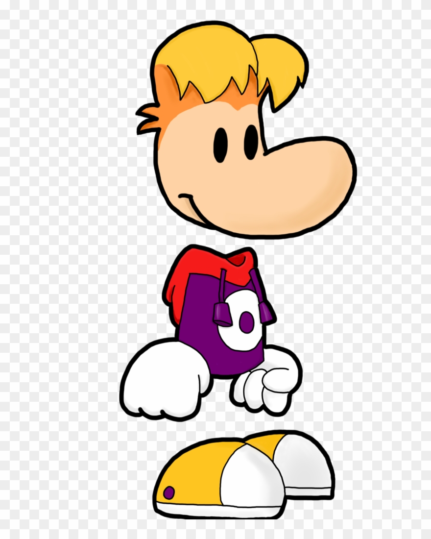 Download I Decided To Go Ahead And Color My Paper Rayman Drawing ...