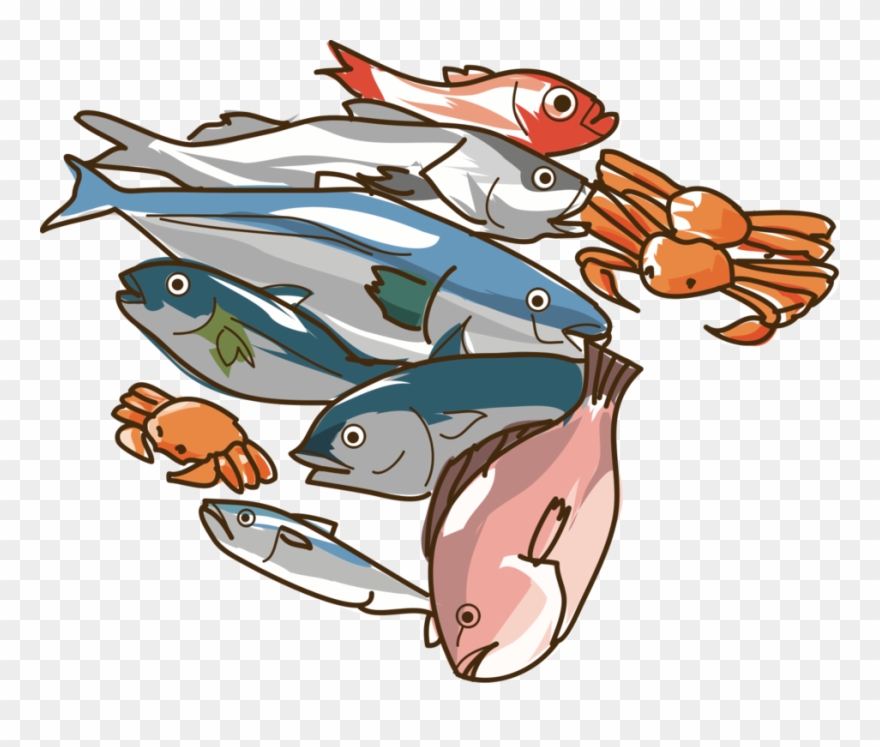 Seafood Fish Japanese Cuisine Sushi Prawn Cocktail Clipart (#2342087 ...