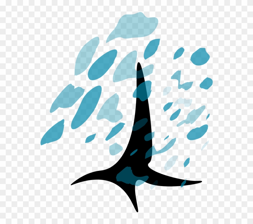 Blue Tree Clip Art - Png Download (#2343406) - PinClipart