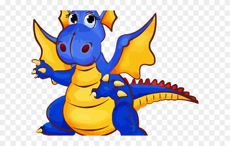 Blue Dragon Clipart Cartoon - Png Download (#2352612) - PinClipart