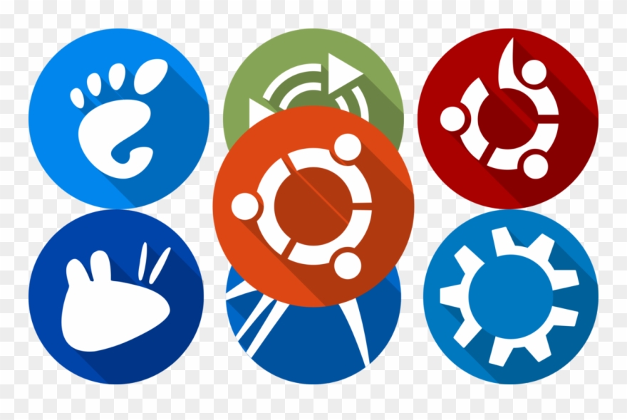 Ubuntu Logo Set By The Clipart (#2352776) - PinClipart