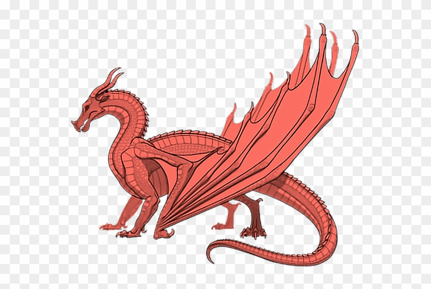 Wingsoffire Skywing Wof Dragon Reddragon Freetoedit Clipart (#2358240 ...