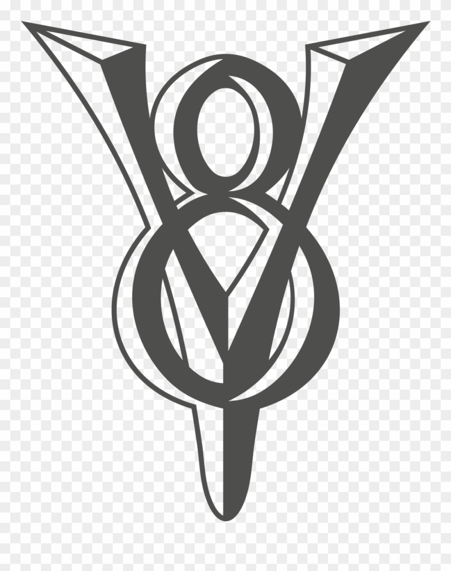 Download Vintage V8 Emblem Decal Clipart (#2363738) - PinClipart
