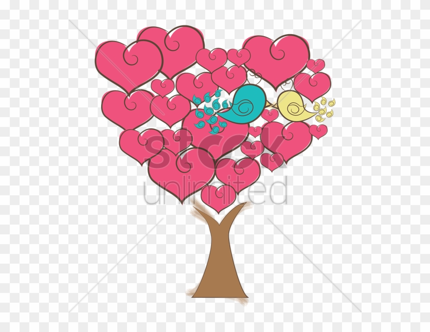Love Tree V矢量图形 Clipart (#2394997) - PinClipart