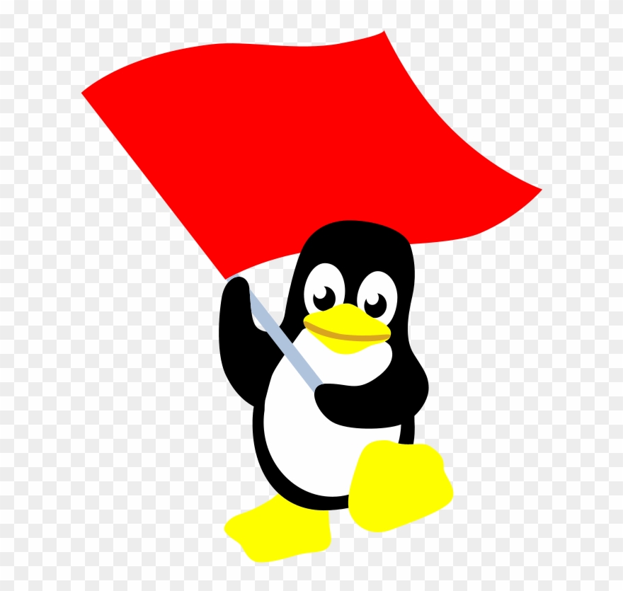 Red Flag Linux Logo Clipart (#242550) - PinClipart