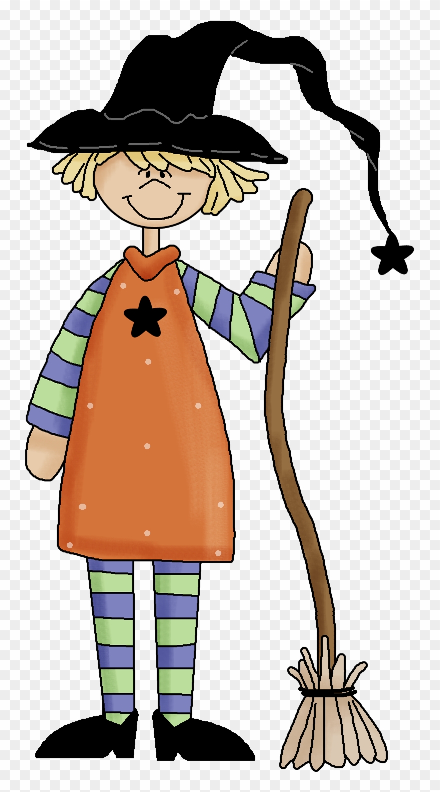 Kids Witch Clip Art - Png Download (#242660) - PinClipart