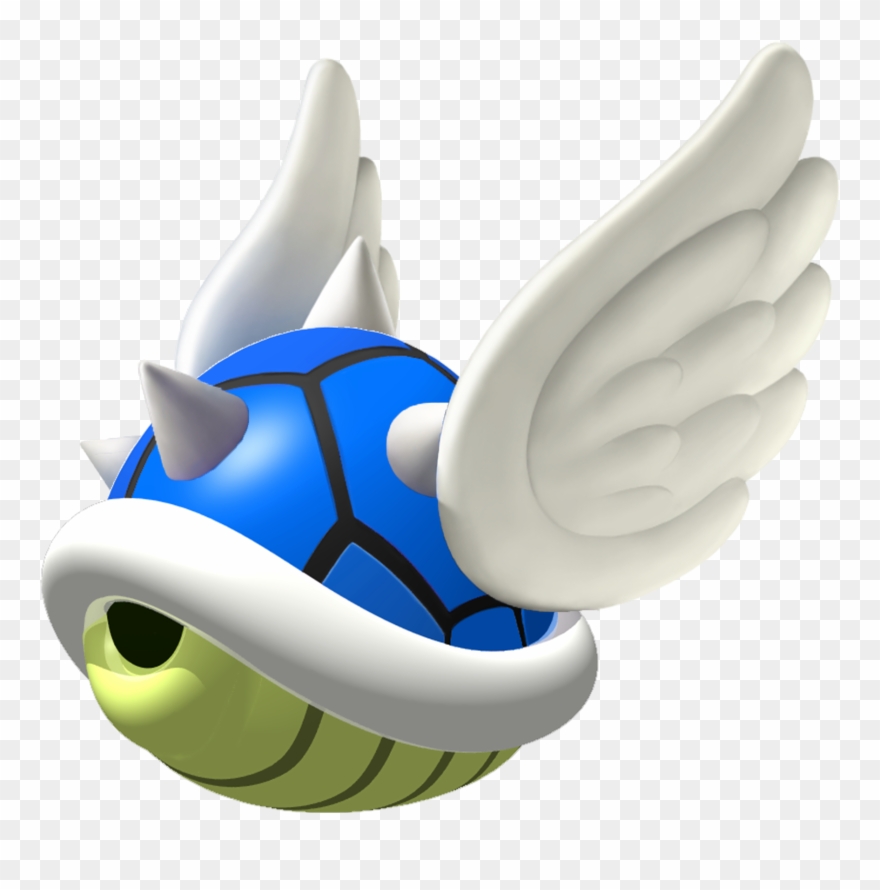 Blue Spiny Shell - Shell Mario Kart Ds Clipart (#244494) - PinClipart