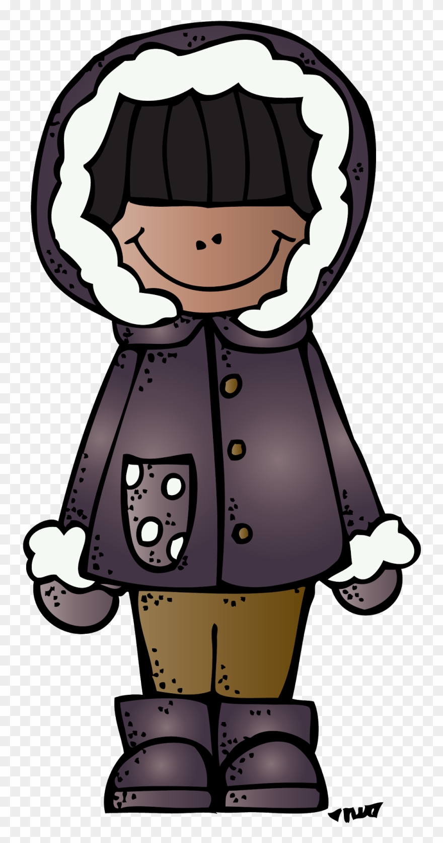 The Peterson Post Snow Day January 27th - Melonheadz Boy Winter Clipart ...