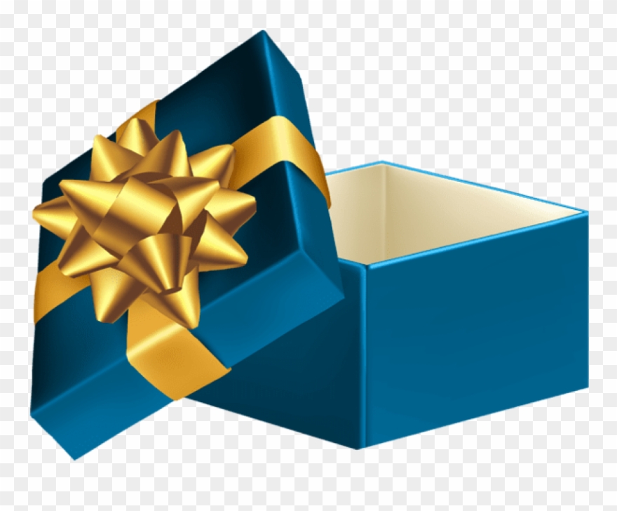 Download Blue Open Gift Box Clipart Png Photo Transparent Png (#2419585 ...