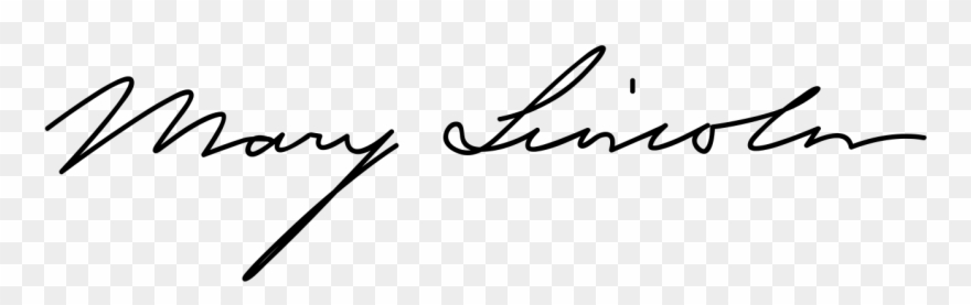 Mary Lincoln Signature Clipart (#2424471) - PinClipart