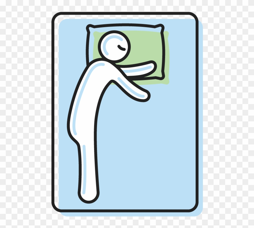 About 41% Of People Fall Into The 'side Sleeper' Category Clipart ...
