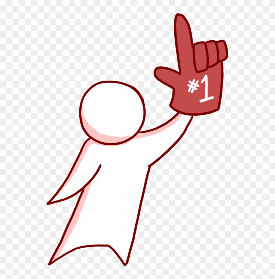 Number One Finger Clip Art - Png Download (#2433736) - PinClipart