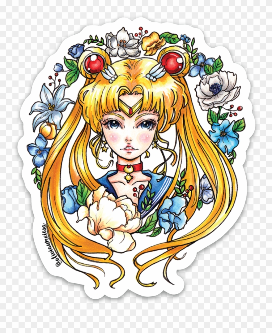 "sailor Moon" Sticker Clipart (#2439543) - PinClipart