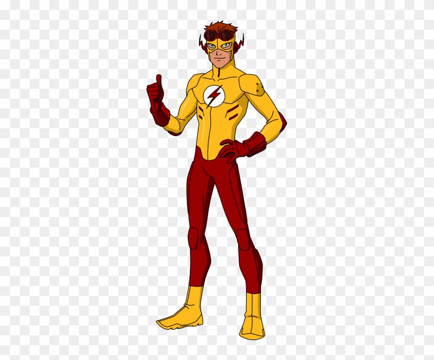 Kid Flash Transparent Image Clipart (#2441891) - PinClipart