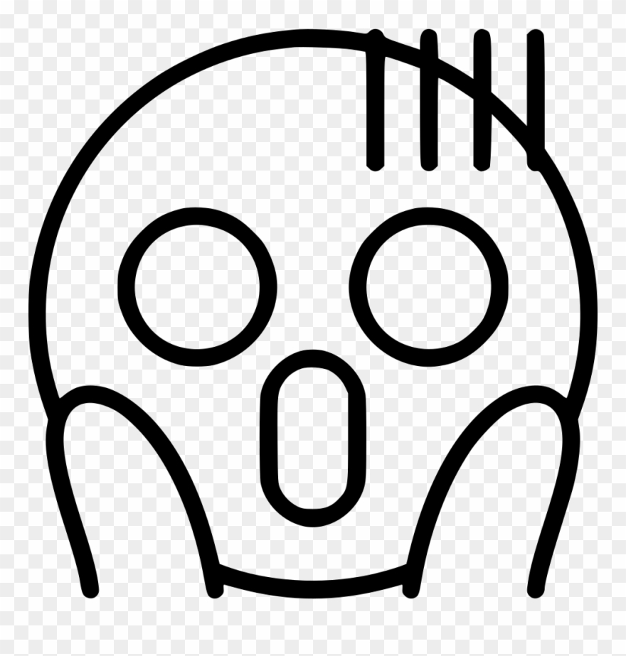 Screaming In Fear Svg Clipart (#2449658) - PinClipart