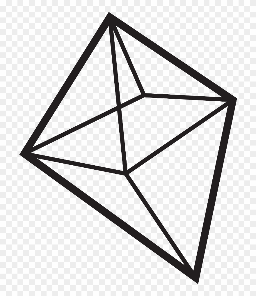 Diamond Abstract Shapes Geometric Abstract Blackandwhit Clipart ...