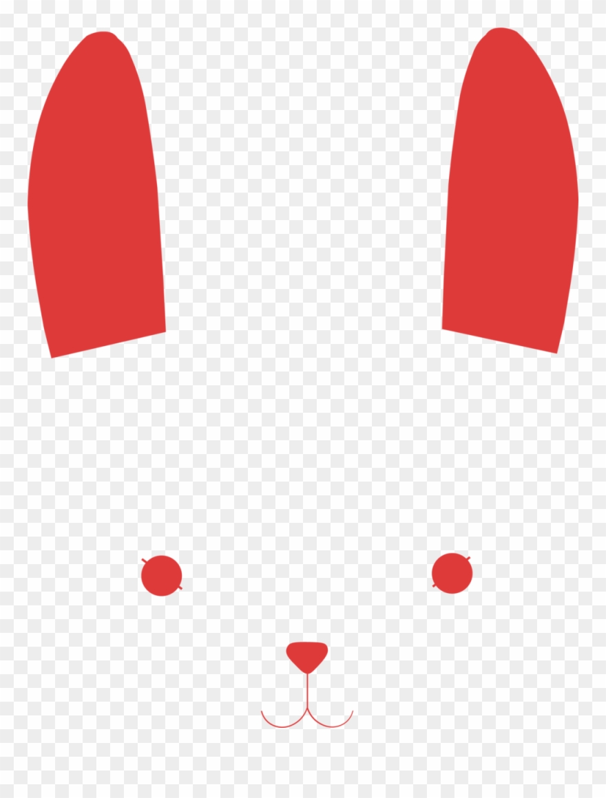 The 'bunny's Facial Features Clipart (#2486787) - PinClipart