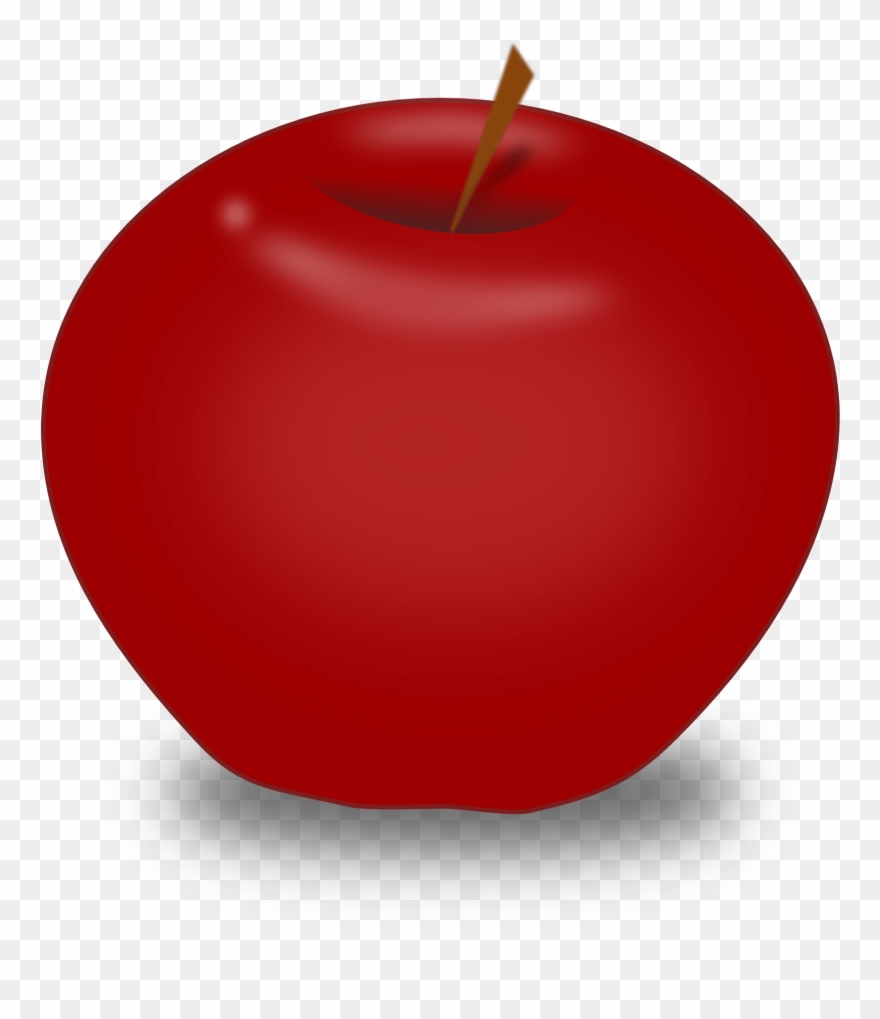 Red Apple Clip Art Transparent - Png Download (#2499246) - PinClipart