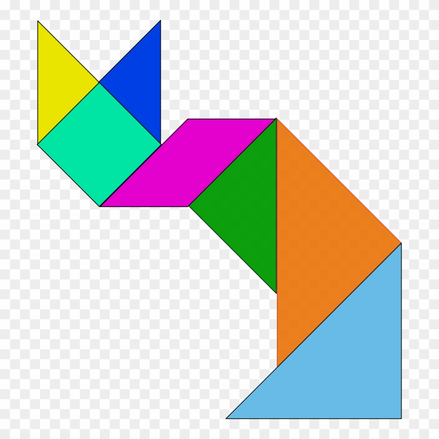 Free Vector Tangram Clip Art - Tangram Game - Png Download (#250424 ...