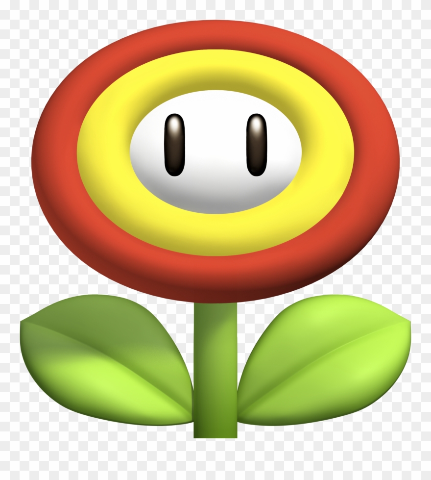 Download Kinds Of Power Ups Fire Flower, New Super Mario Bros, - New ...