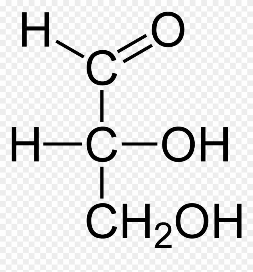 Glyceraldehyde Is An Aldotriose Clipart (#2506933) - PinClipart