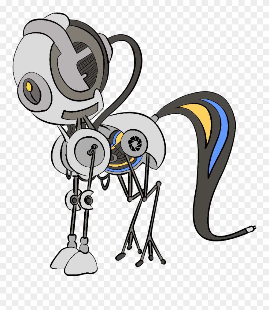 Aperture Science, Glados, Ponified, Portal , Robot, Clipart (#2519223 ...