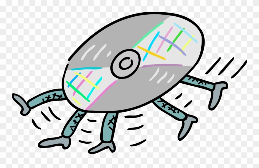 Vector Illustration Of Cd Rom Compact Disc Or Dvd Disk Clipart ...