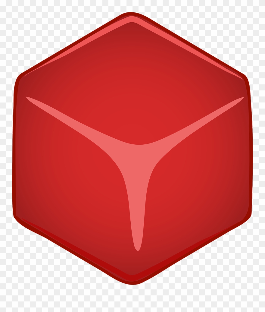 Cube Button Red Computer Sign Png Image Clipart (#2558187) - PinClipart