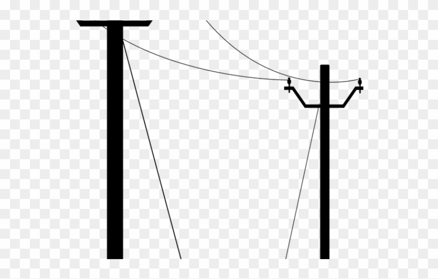 Power Line Clipart Electric Post - Png Download (#2560065) - PinClipart
