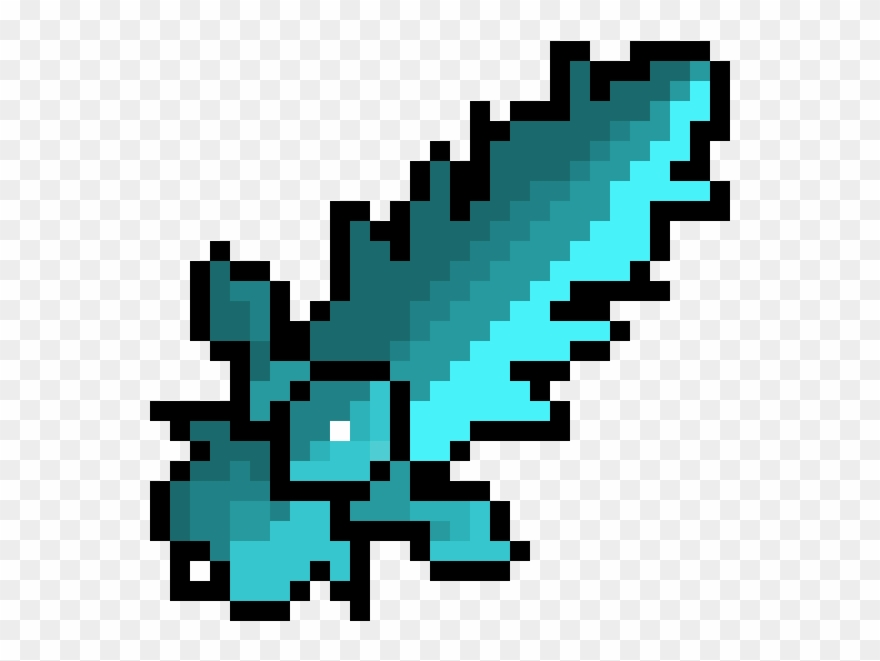 Diamond Sword Clipart (#2563282) - PinClipart