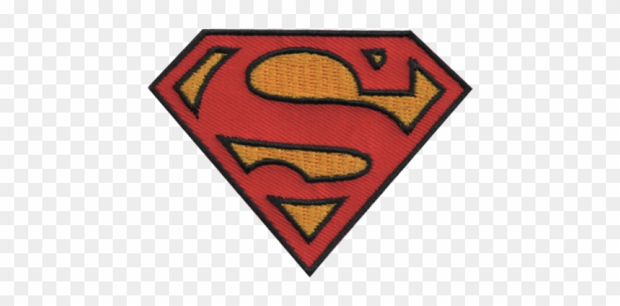 Embroidered Patch Superman Logo Clipart (#2571009) - PinClipart