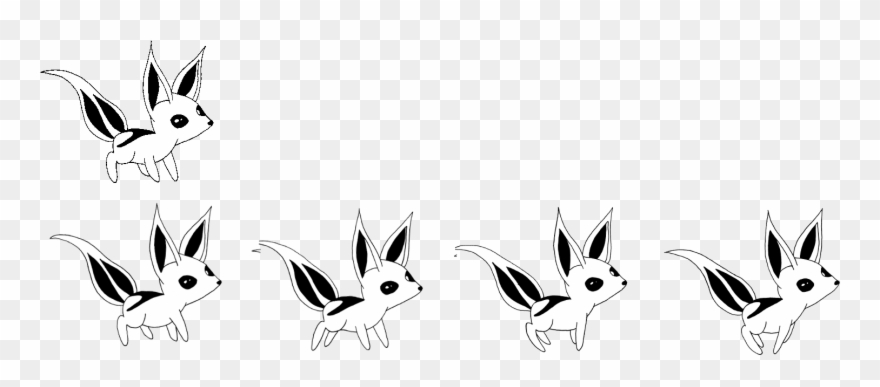 Luna Sprite Sheet Clipart (#2577259) - PinClipart