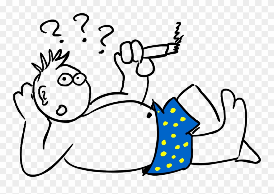 Download Boredom Man Lies Cigarette Png Image Clipart (#2579004 ...