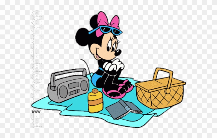 Mickey Mouse Clipart Beach - Png Download (#2579317) - PinClipart