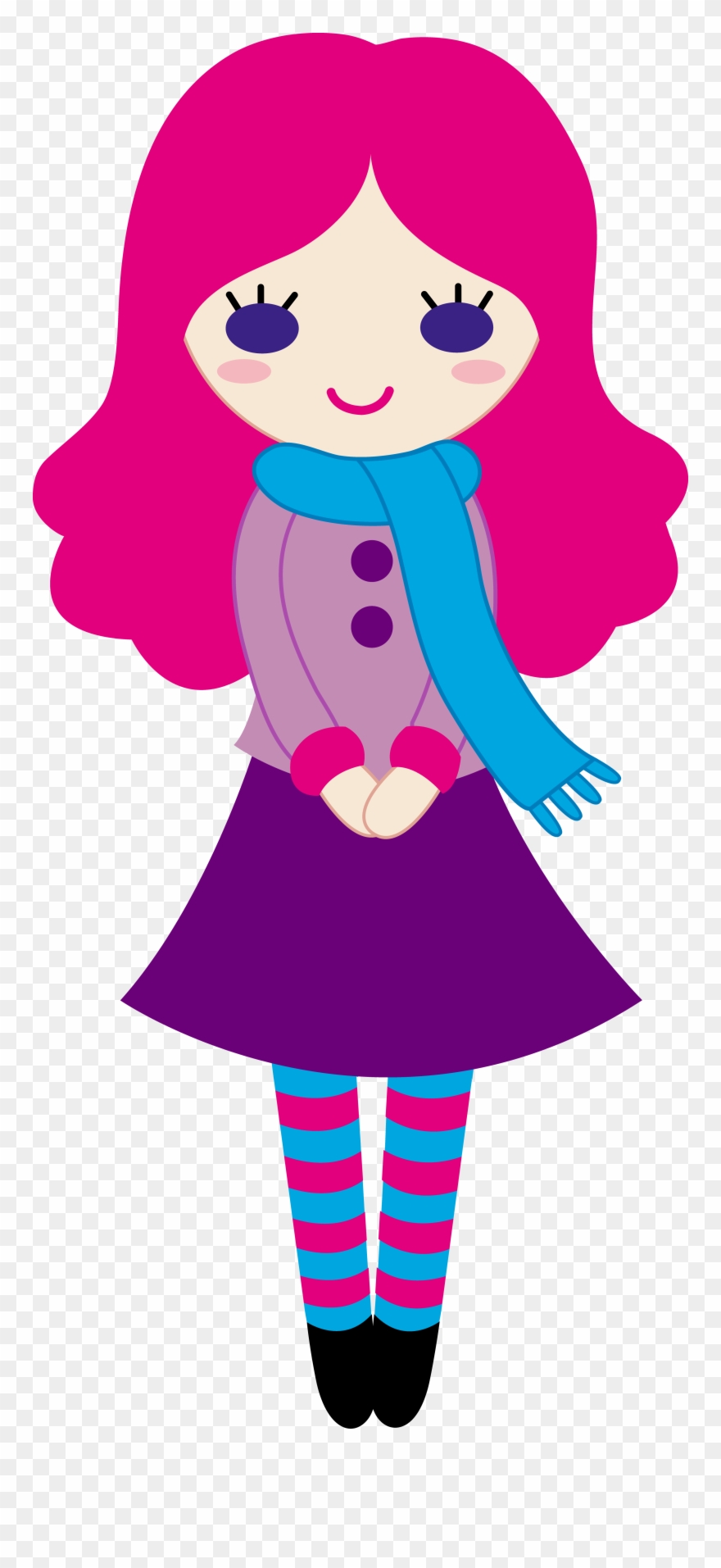 Cute Girl Clip Art - Png Download (#2583871) - PinClipart