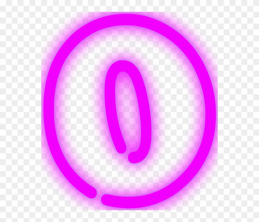 Neon Numbers Clip Art - Png Download (#2589604) - PinClipart