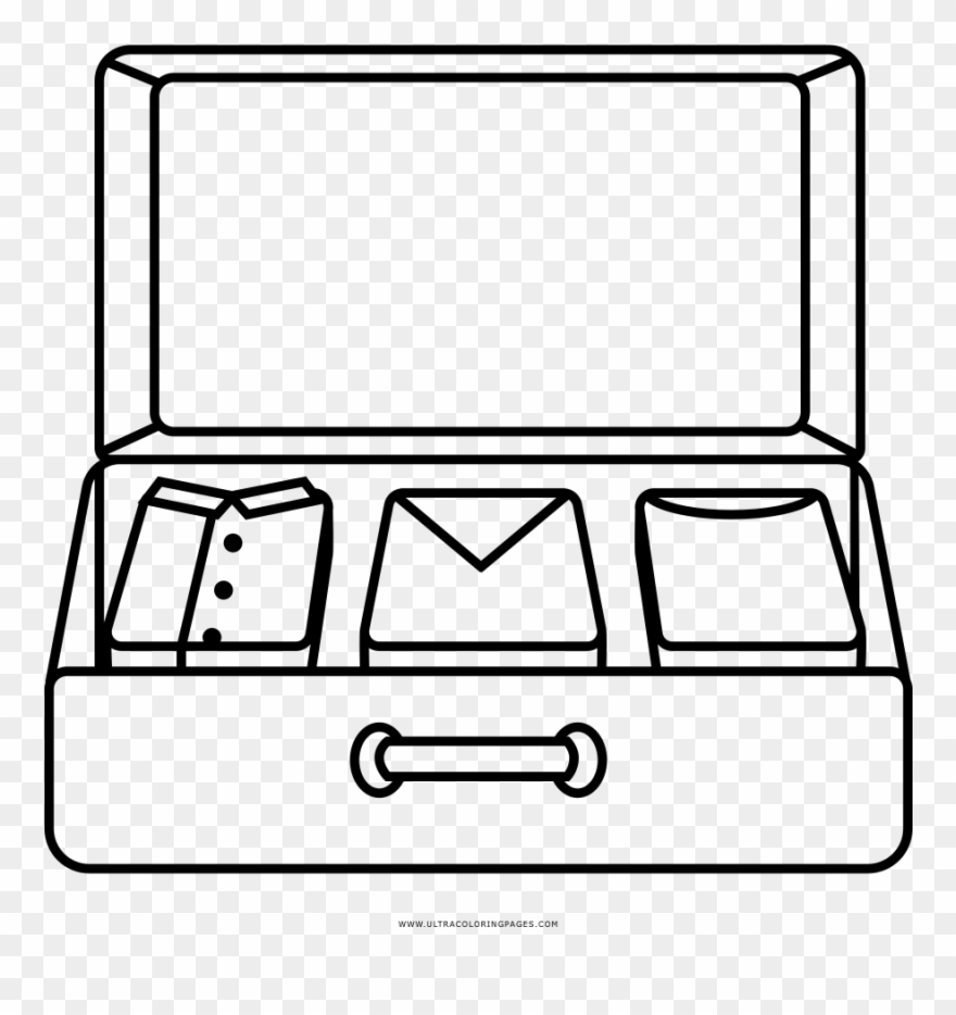 Rolling Suitcase Coloring Sheet Coloring Coloring Pages