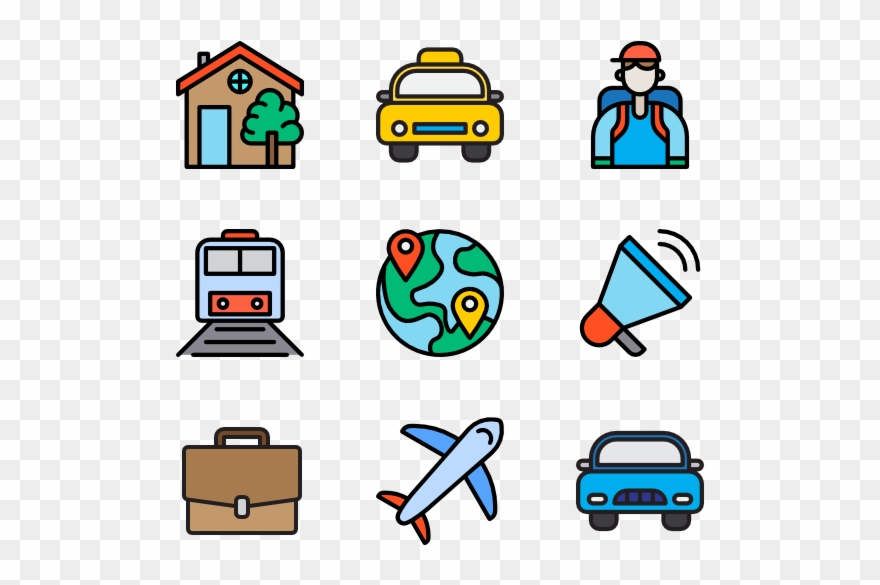 Travel - Flat Icon Employee Clipart (#264934) - PinClipart