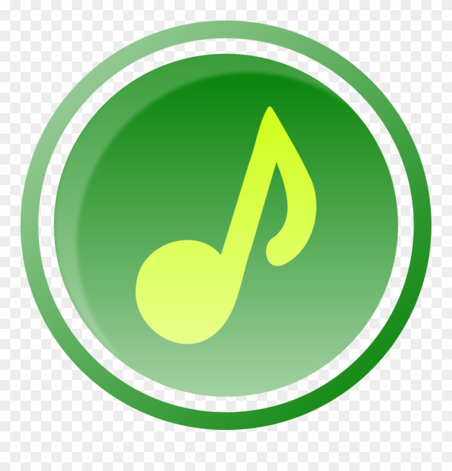 Music Icon Green 1 Free Vector - Music Icon Vector Png Clipart (#265824 ...
