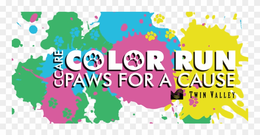 Color Run 2015 Logo With Twin Valley Clipart (#2617703) - PinClipart
