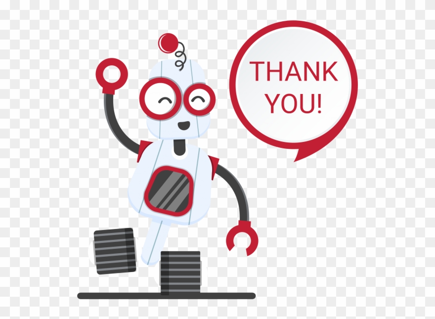 Thank You Robot 04admin2018 01 15t14 Clipart (#2624279) - PinClipart