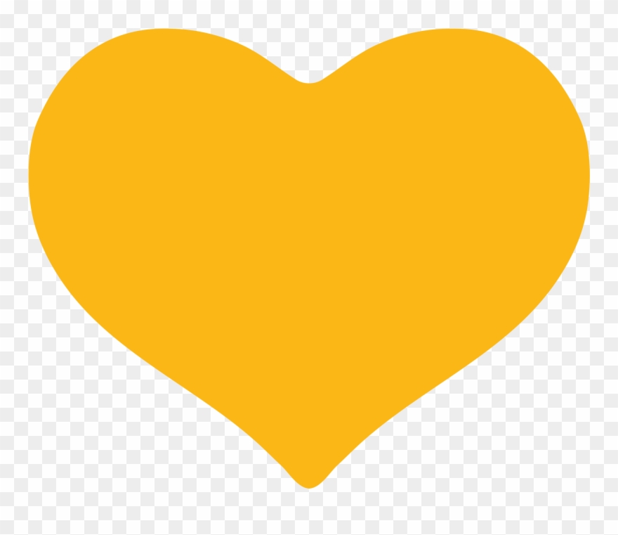 Yellow Heart Png Clipart Transparent Png (#2625104) - PinClipart