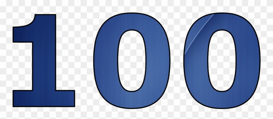 Download 100 Number Png Hd Image Clipart (#2642020) - PinClipart
