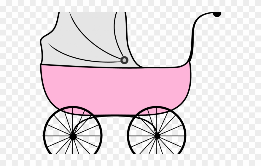 Carriage Clipart Pink Stroller - Png Download (#2648426) - PinClipart